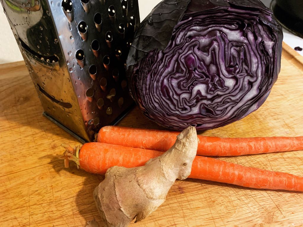 Vegan Red Cabbage “Egg” Rolls – nacforadventure
